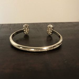 Kendra Scott | Jewelry | Elton Gold Cuff Bracelet In Iridescent Drusy | Poshmark